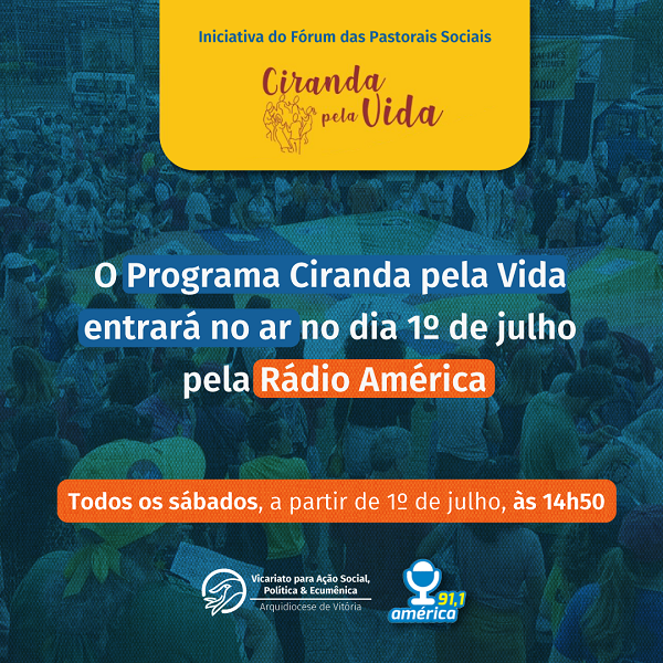 Ciranda pela Vida tem agora programa semanal de rádio